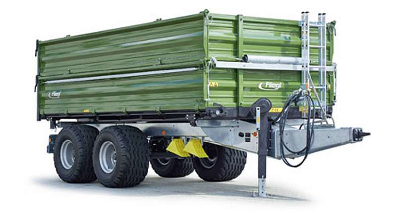 Hochwertige Dreiseitenkipper von Fliegl Agrartechnik